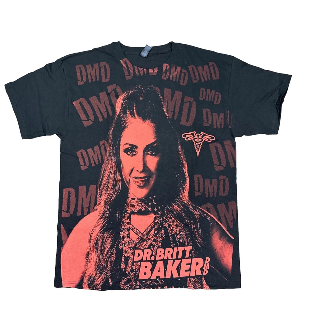 Dr Britt Baker Dmd Aew Pro Wrestling T Shirt Black Re… - Gem